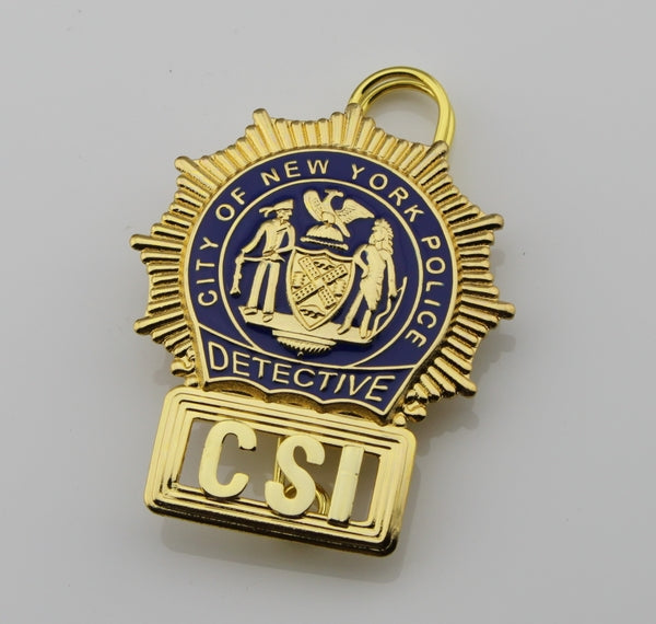NYPD Polizeiabzeichen CSI Crime Scene Investigation Replica Film Requi – Coin Souvenir