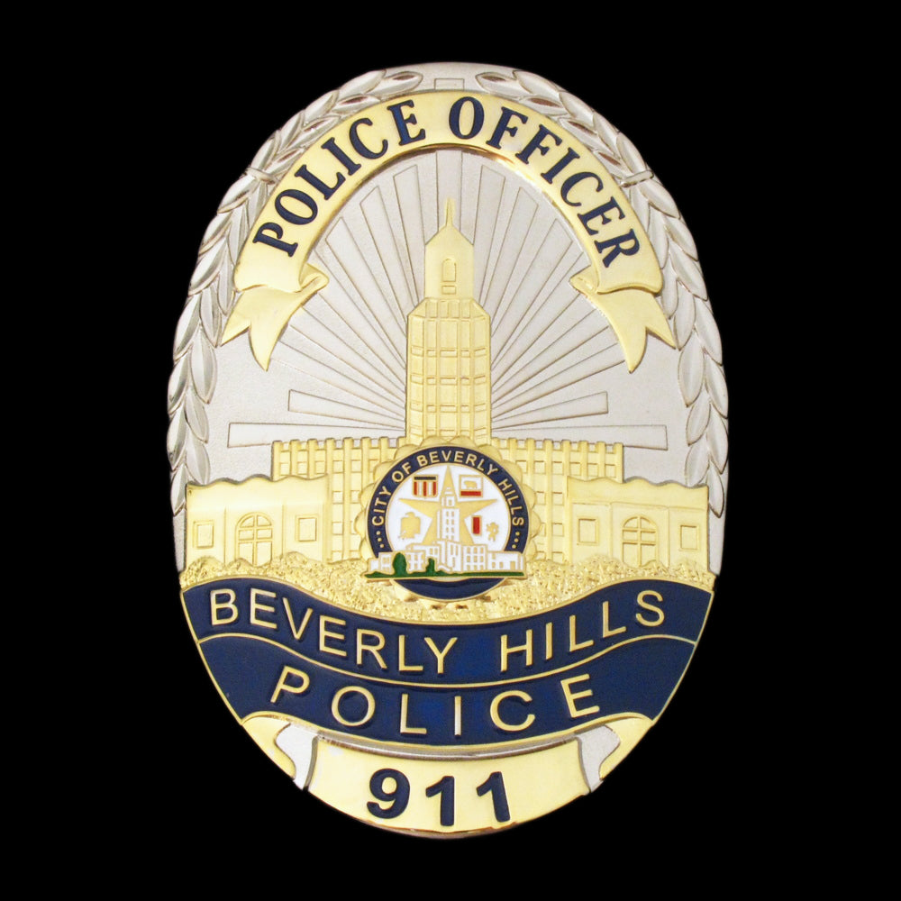 BHPD Beverly Hills Police Officer Badge #911 – Coin Souvenir