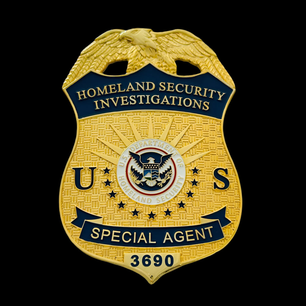 US HSI Special Agent Badge #3690 – Coin Souvenir