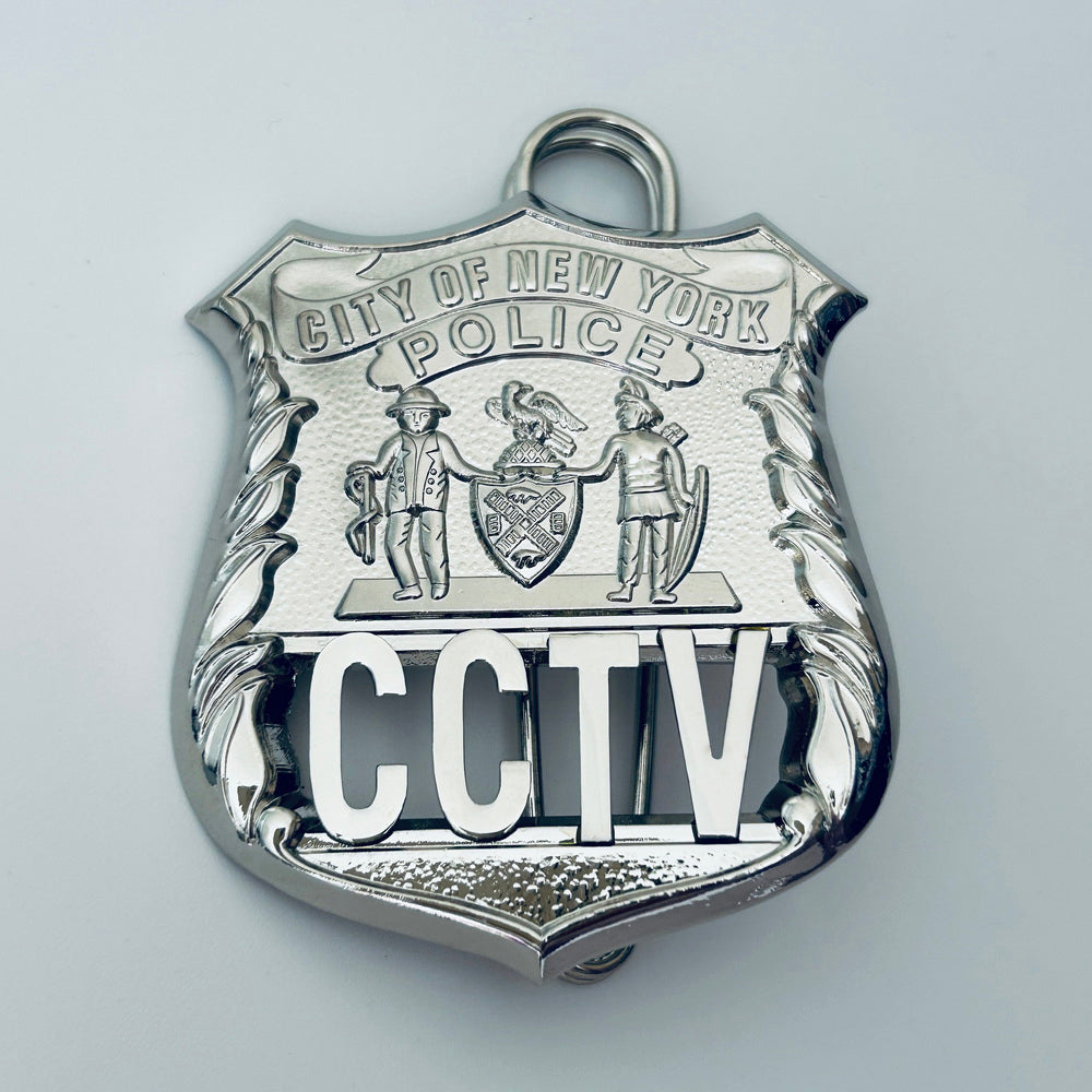 Novelty NYPD CCTV Officer Shield New York Police Badge – Coin Souvenir