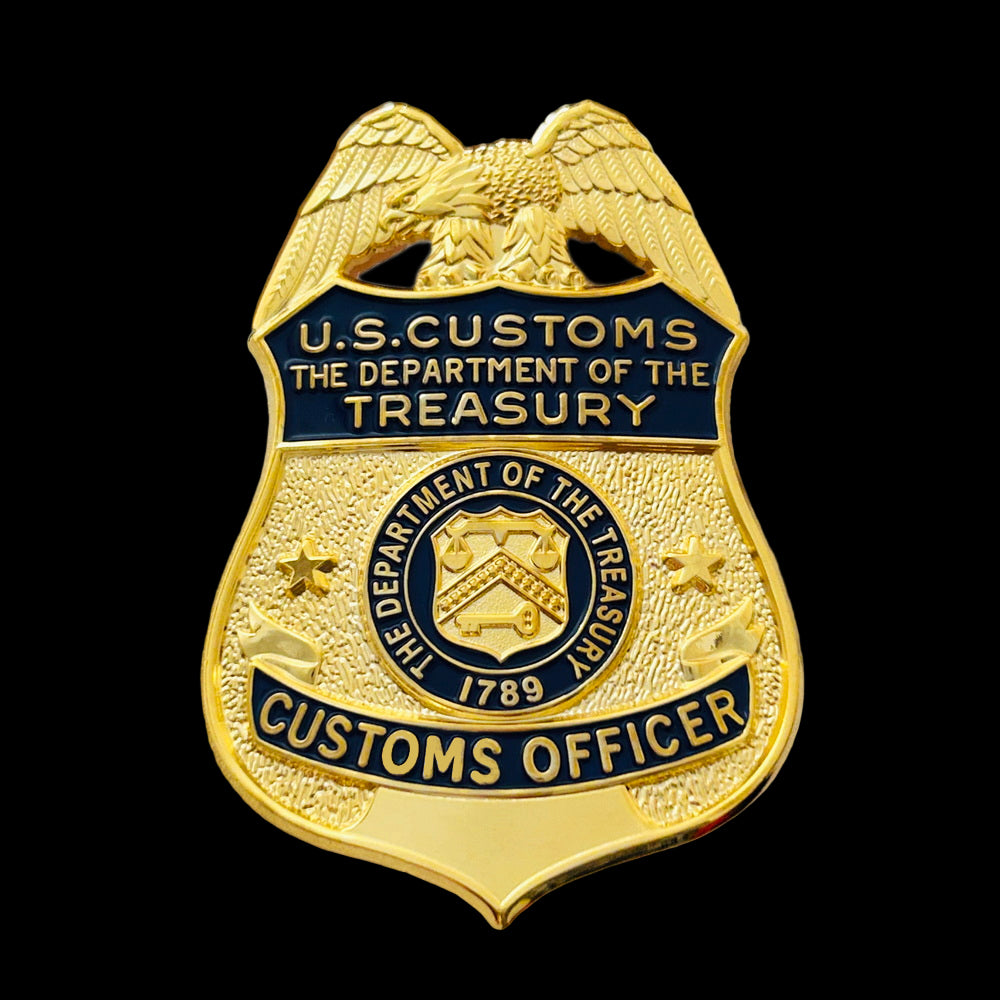 U.S. Customs Treasury Customs Officer Badge MUSEUM QUALITY – Coin Souvenir