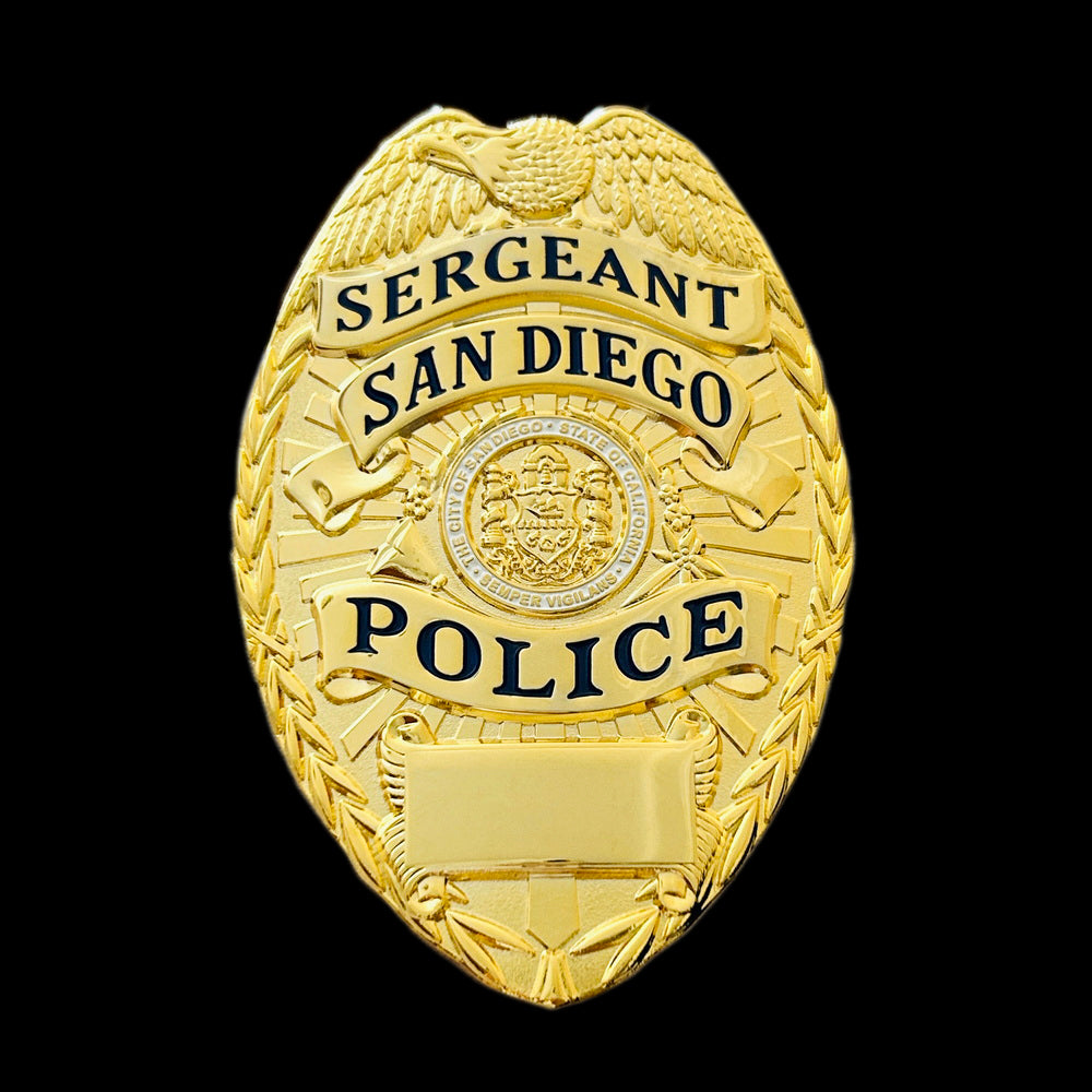 SDPD Sergeant San Diego Police Badge Museum Piece – Coin Souvenir