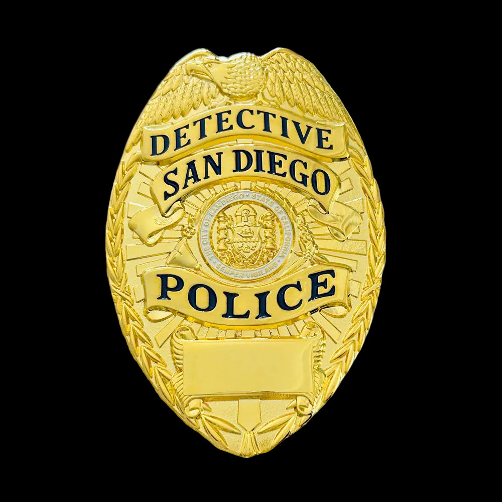 SDPD Detective San Diego Police Badge Museum Piece – Coin Souvenir