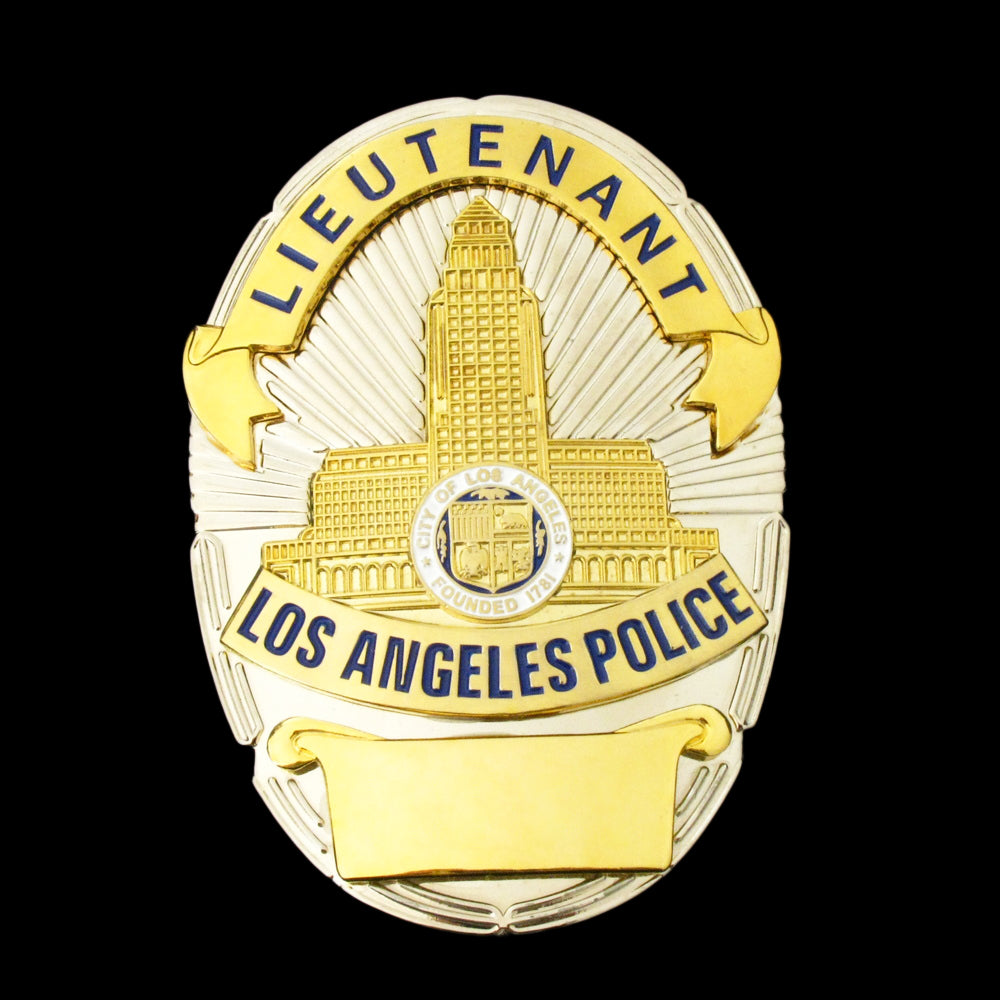 LAPD Lieutenant Los Angeles Police Badge Customizable Number – Coin ...