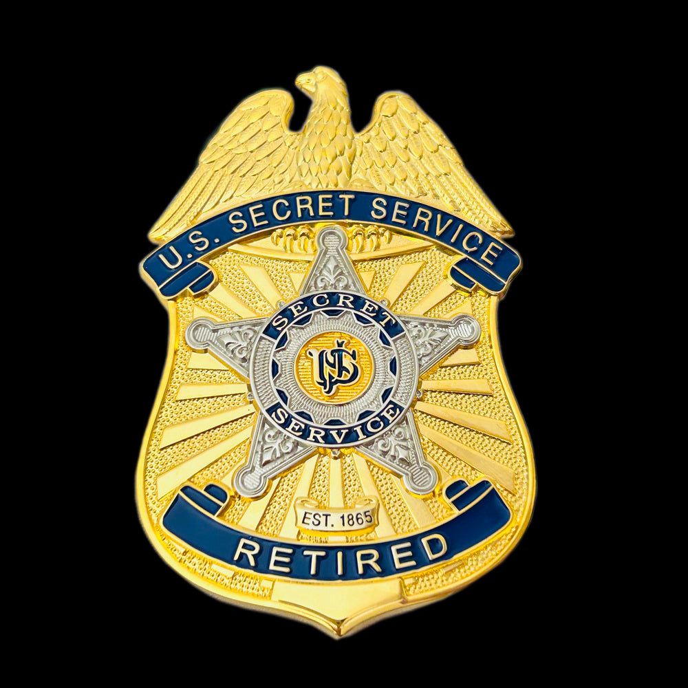 RETIRED USSS US Secret Service Badge Perfect Retirement Gift – Coin ...