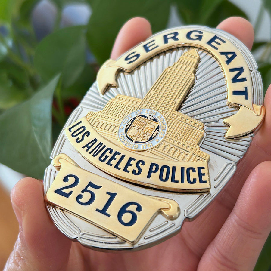 LAPD Sergeant #2516 Los Angeles Police Badge – Coin Souvenir