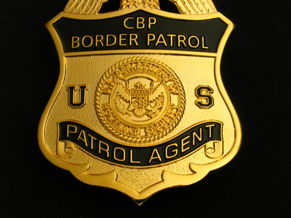 CBP Border Patrol Agent Badge Solid Copper Replica Movie Props – Coin ...