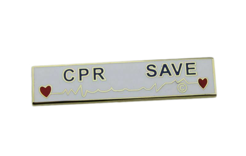 CPR SAVE Citation Bar Rescue Merit Award Commendation Lapel Pin – Coin ...