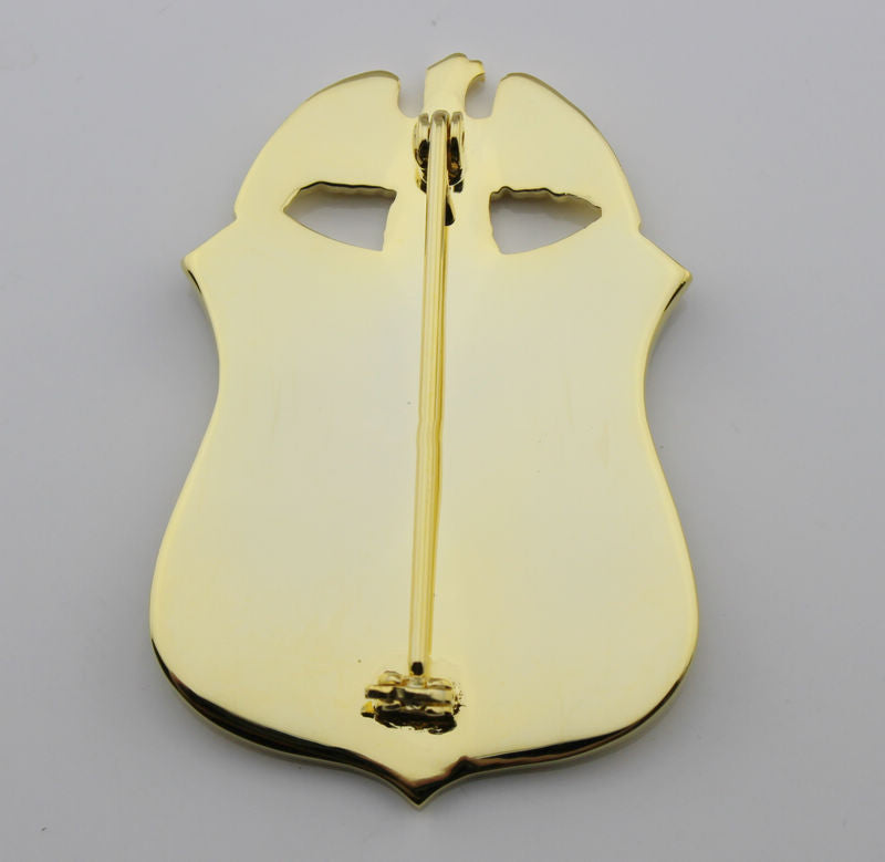 US FBI Special Agent Badge Solid Copper Replica Movie Props – Coin Souvenir