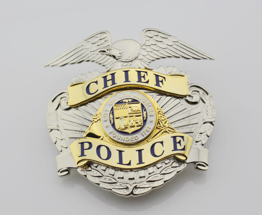 LAPD Los Angeles Police Cap Badge Hat Insignia Replica Movie Props ...