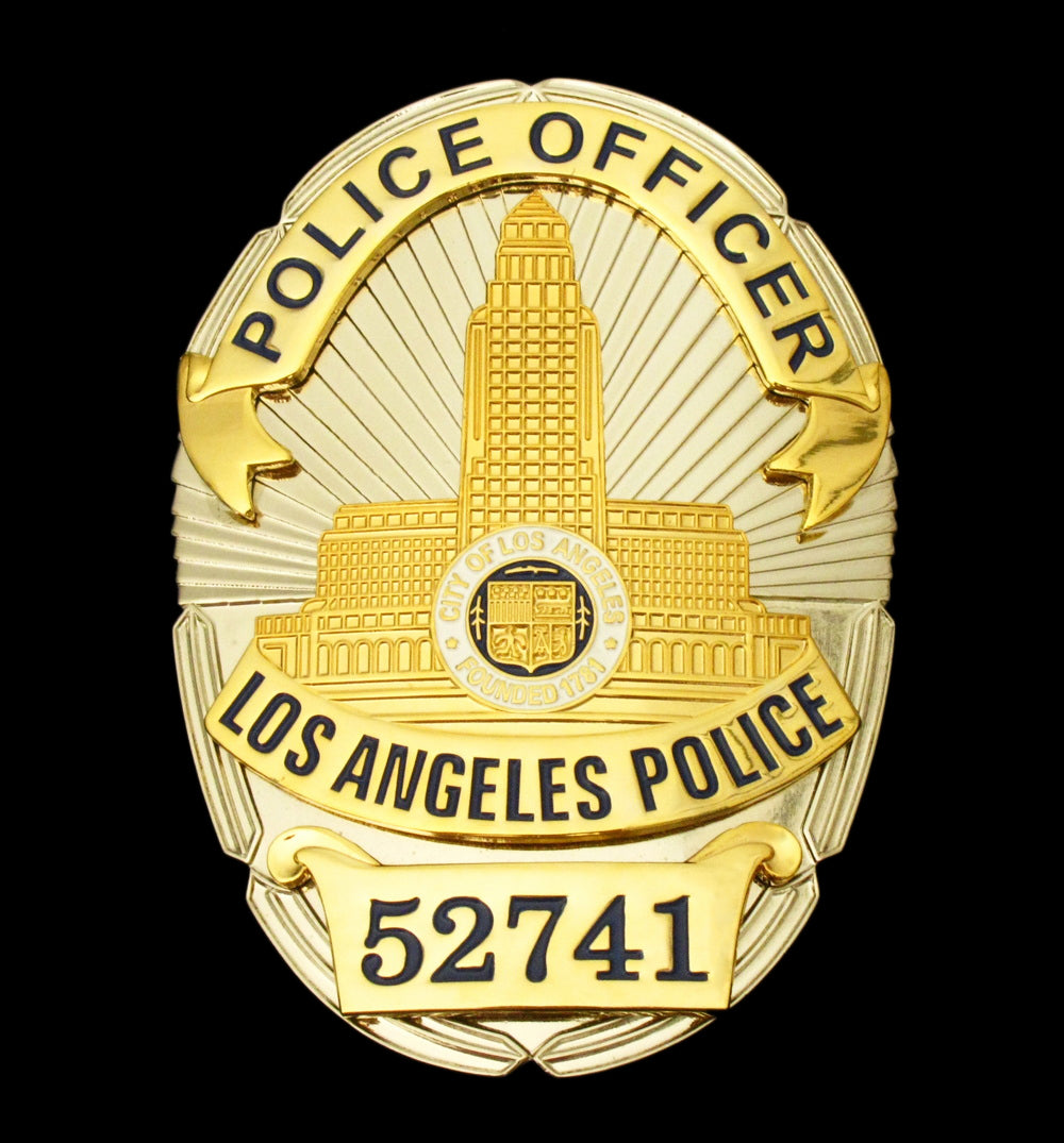 Officier de police LAPD #52741 Insigne de police de Los Angeles Répliq ...
