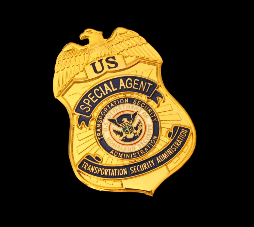 US TSA Special Agent Clip-on Badge 2.1"*1.5" – Coin Souvenir
