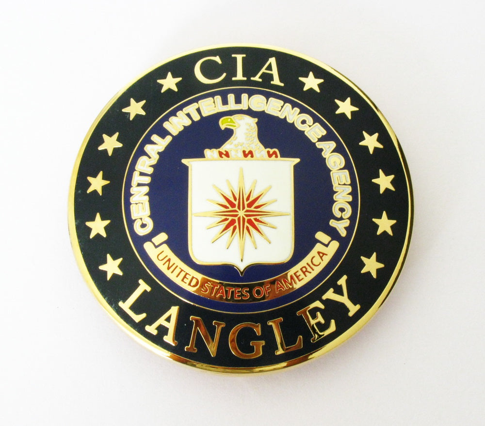 US Langley CIA-Abzeichen, Replik aus massivem Kupfer, Film-Requisiten ...