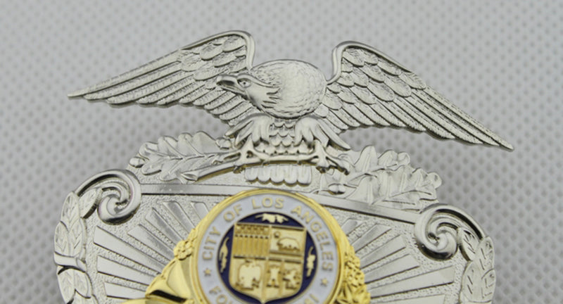 LAPD Los Angeles Police Cap Badge Hat Insignia Replica Movie Props ...