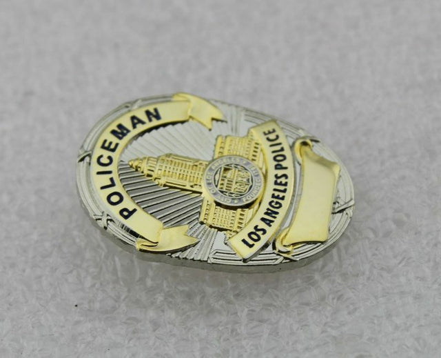 LAPD Mini Policeman Badge Lapel Pin – Coin Souvenir