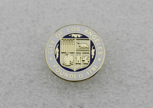 LAPD City Symbol Lapel Pin Brooch Mini Version – Coin Souvenir
