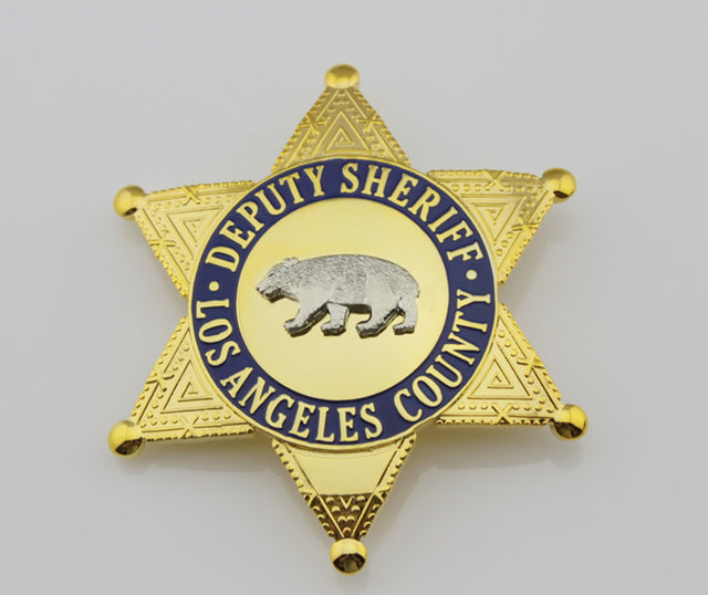 LASD Los Angeles County Sheriff/Deputy Sheriff Bear Badge Replica Cosp ...