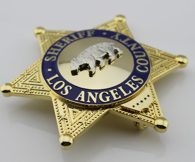 LASD Los Angeles County Sheriff/Deputy Sheriff Bear Badge Replica Cosp ...