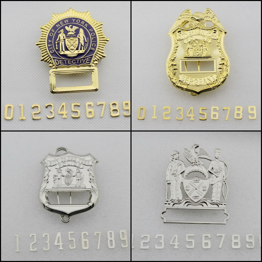 Blank Metal Police Badge